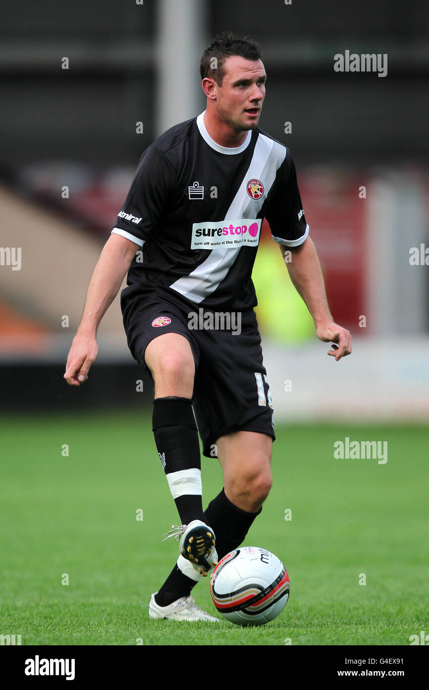 Soccer - Pre Season Friendly - Walsall v Aston Villa - Banks's Stadium. Lee Beevers, Walsall ...