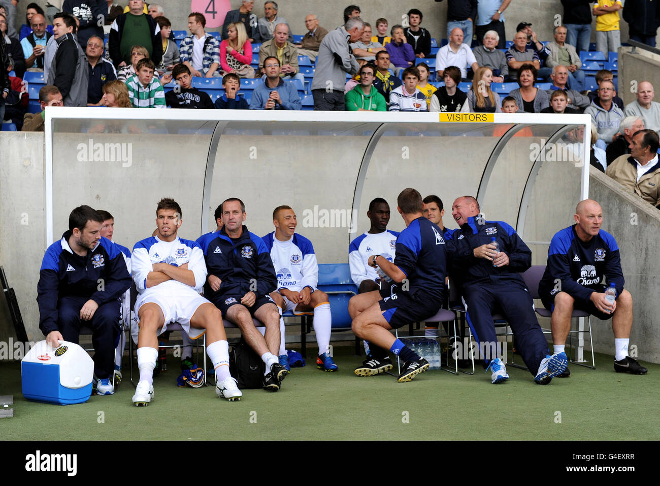 Football staff bench datacoapplies hi-res stock photography and images ...