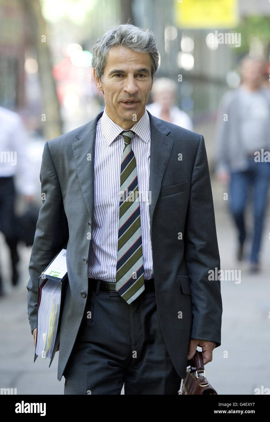 Former governor of the Tower of London Major General Keith Cima arrives ...