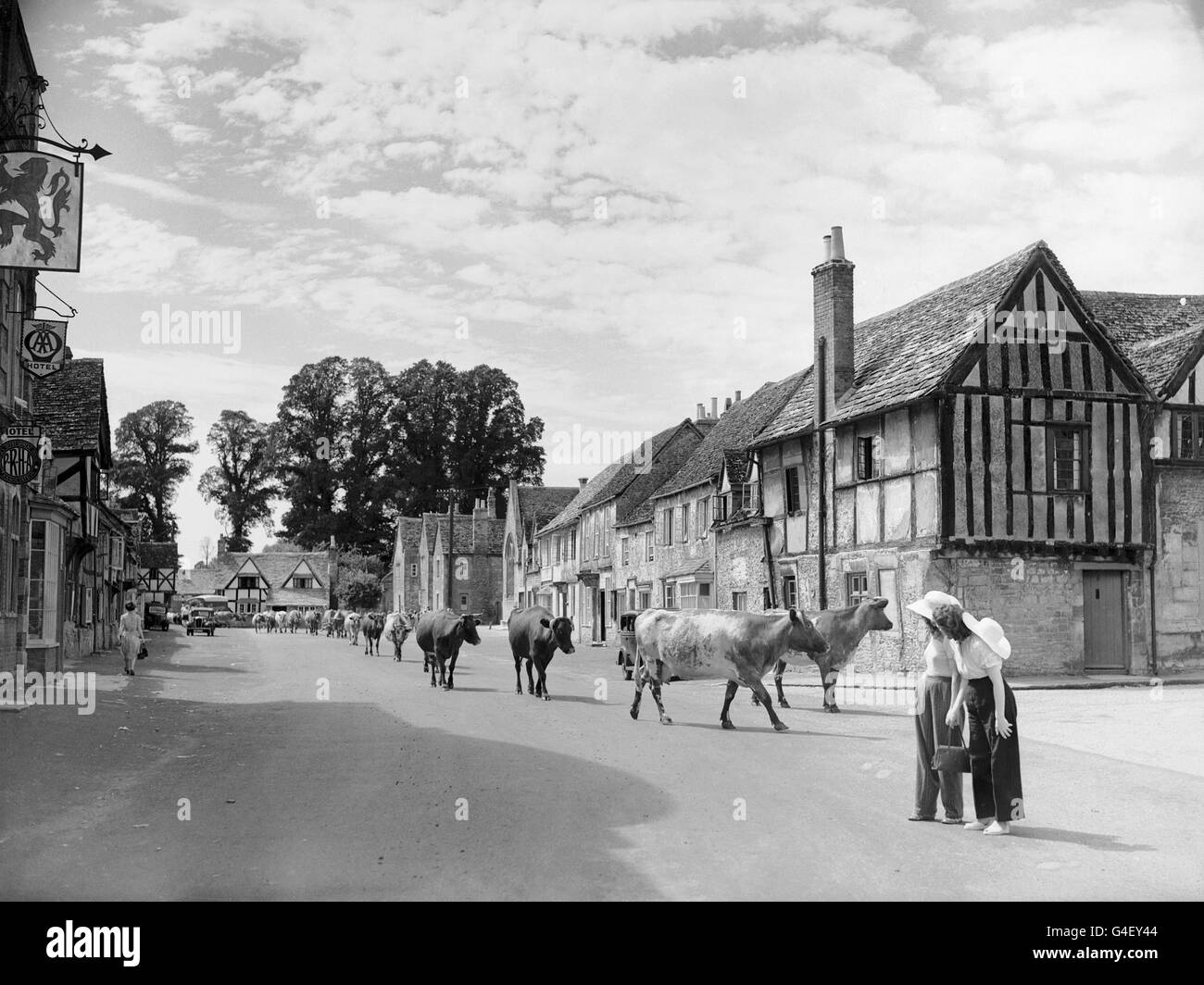 Landmarks - Lacock Village, Wiltshire Stock Photo - Alamy