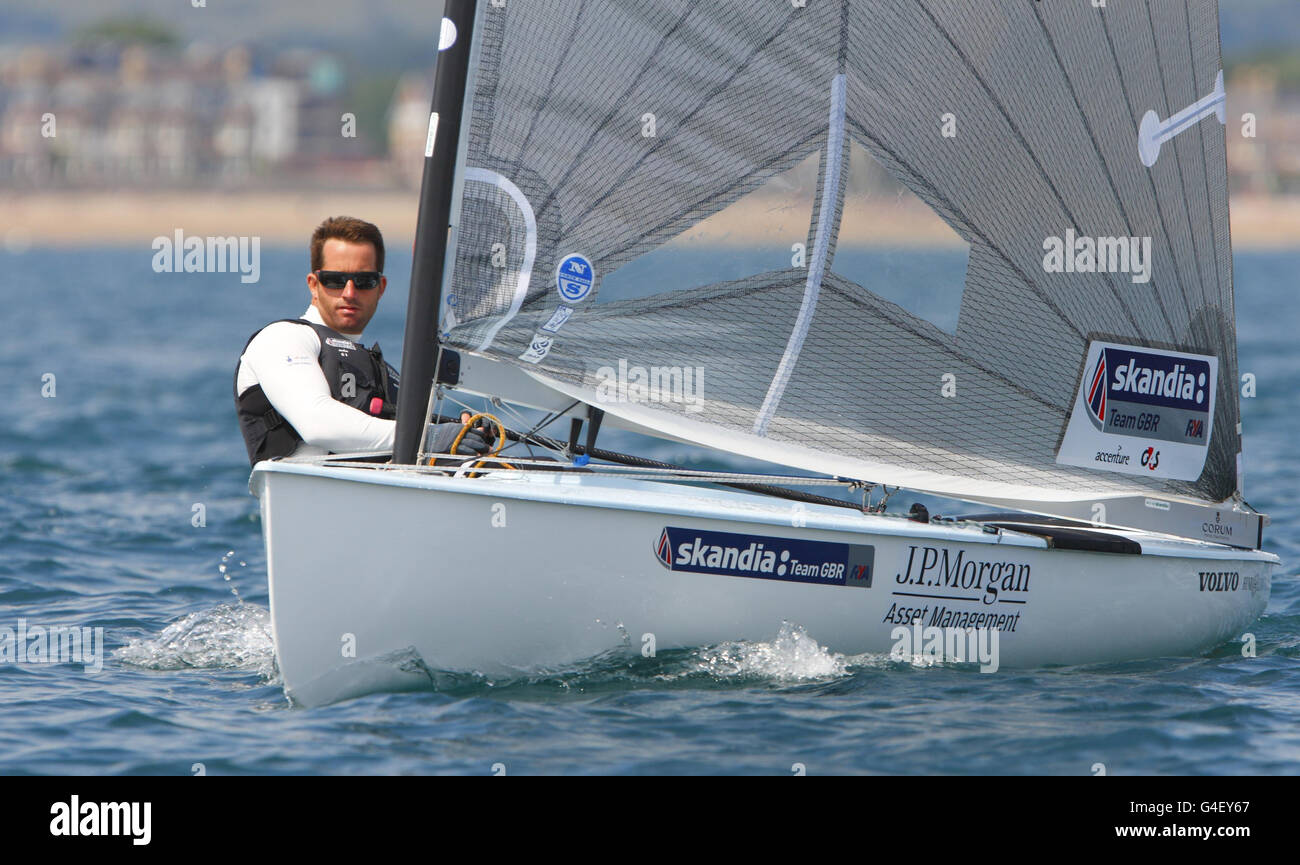 British olympic sailing gold medallist hi-res stock photography and ...