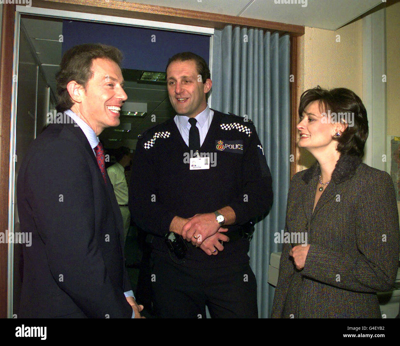 LABOUR Blair police Stock Photo - Alamy