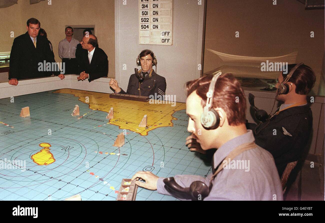 The Duke of York looks at part of the operations rooms, of the Lascaris ...
