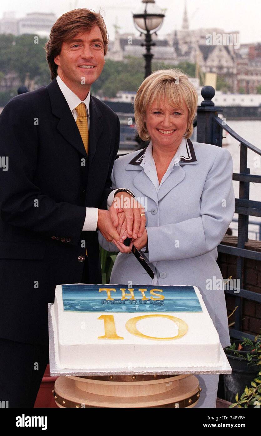 Husband and wife team Richard Madeley and Judy Finnigan celebrate 10 ...