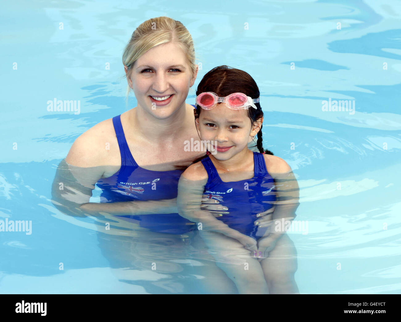 British Gas Big Dip urban swimming festival Stock Photo - Alamy