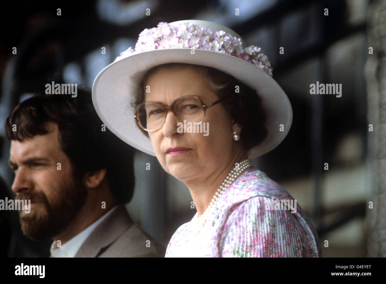 Queen Elizabeth II during the Inter-Faith Service at Fiji National ...