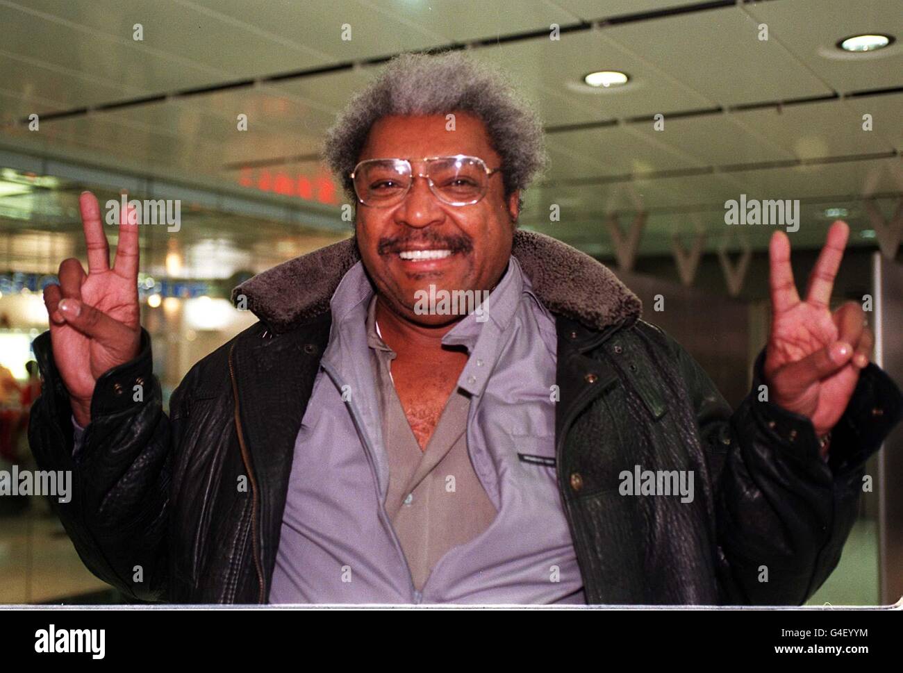 American boxing promoter Don King in London for the forthcoming World ...
