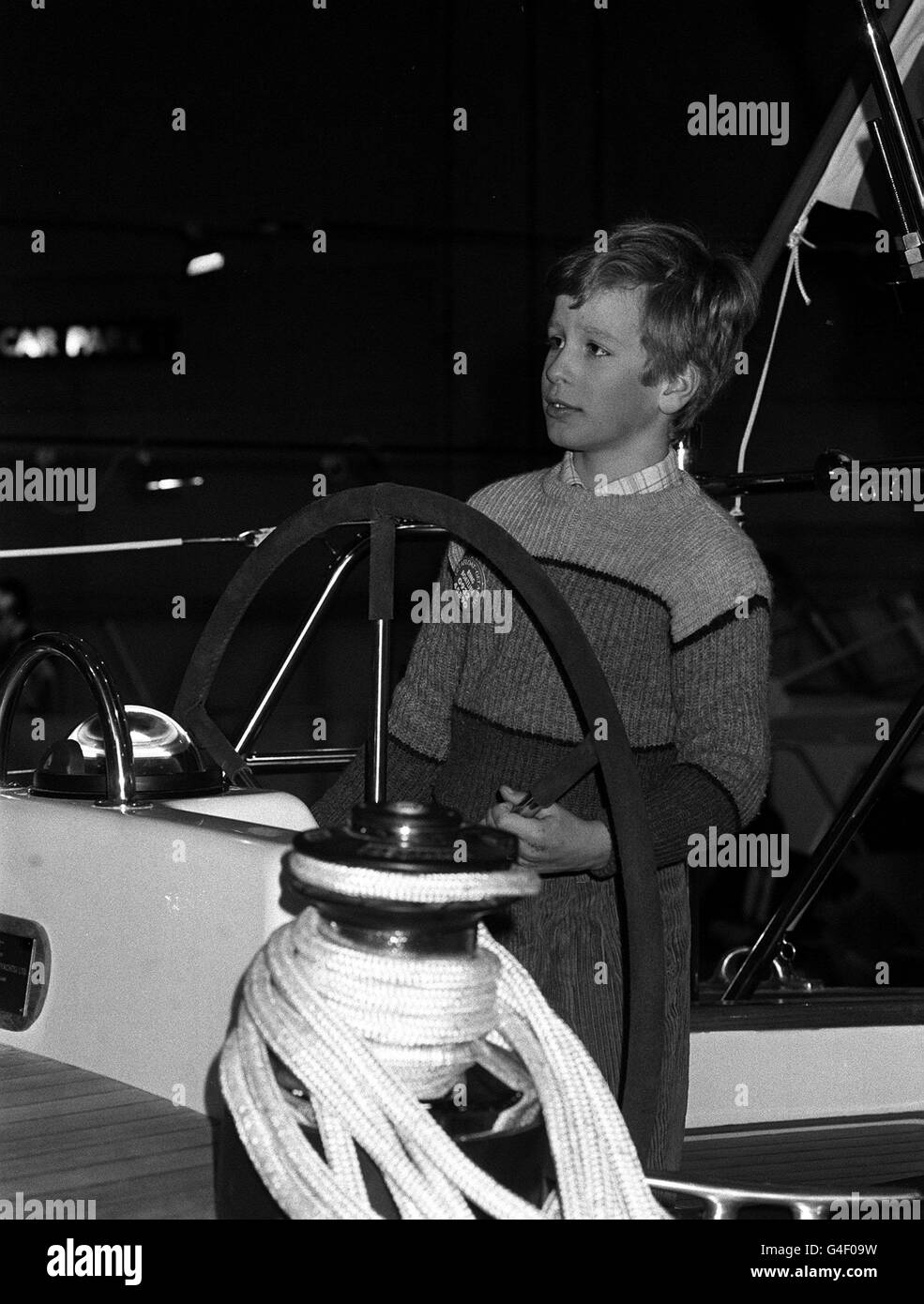 Princess anne mark phillips 1987 Black and White Stock Photos & Images ...