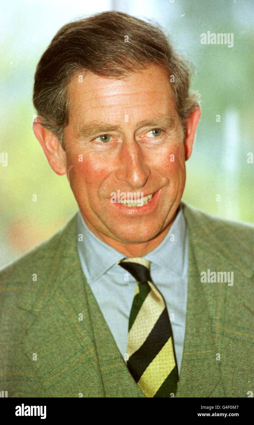 The Prince of Wales arrives to open the newly refurbished Castleton ...