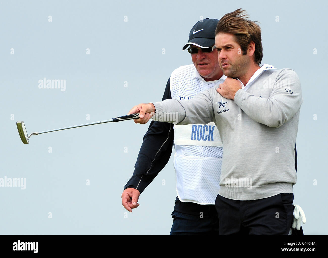 England's Robert Rock during round four of the 2011 Open Championship ...
