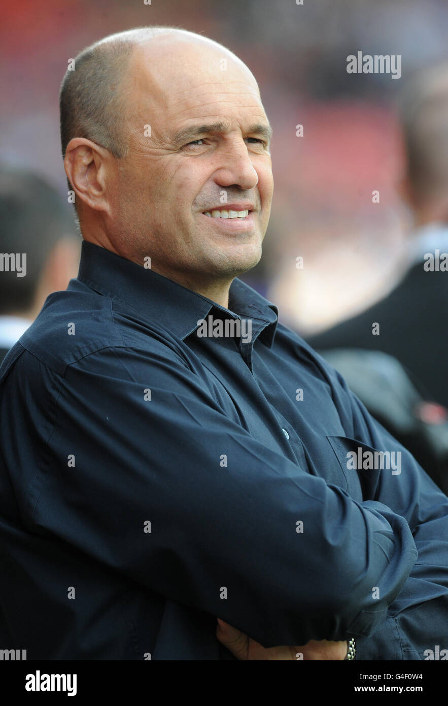 Castleford Tigers' head coach Terry Matterson looks on during the ...