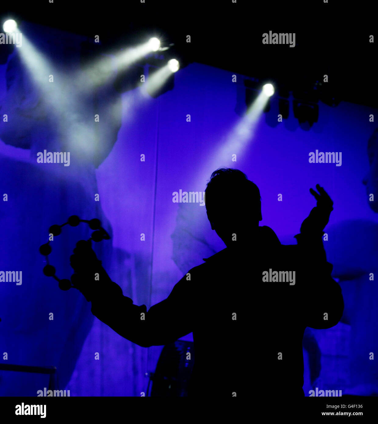 Morrissey performs on stage o academy brixton in south london hi-res ...