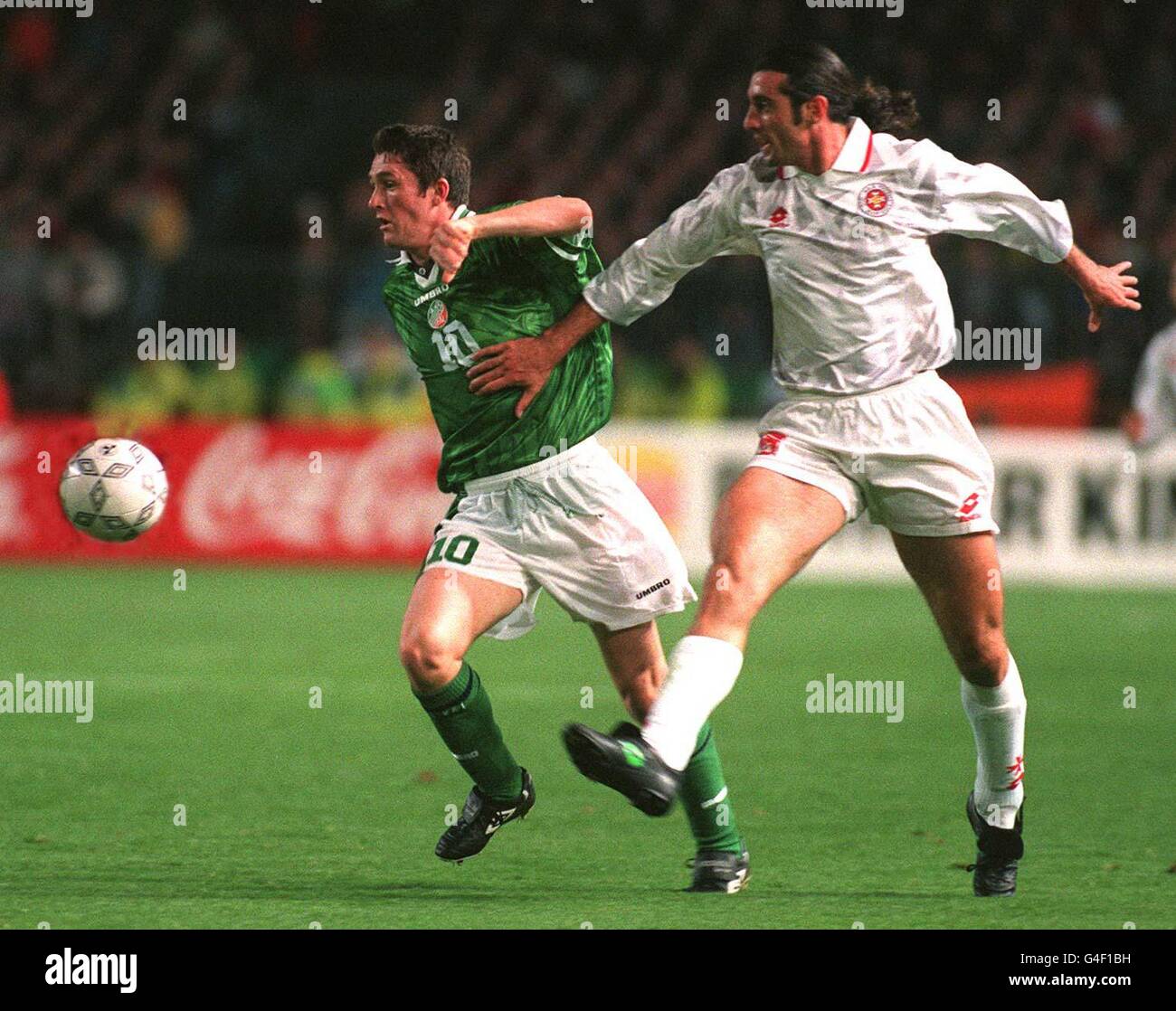 Soccer/Irl v Malta 3 Stock Photo - Alamy