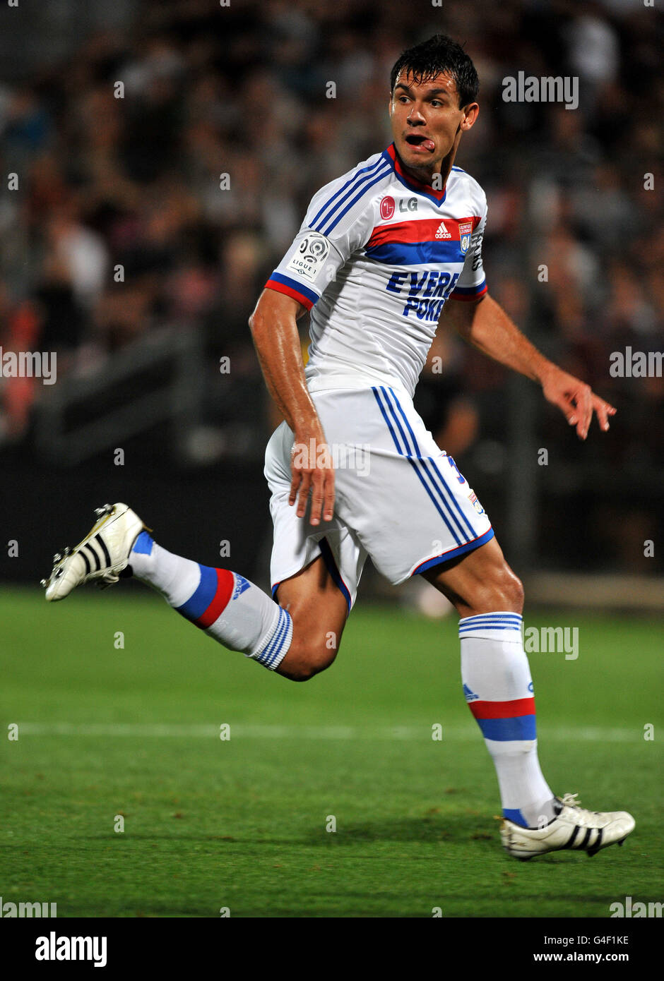 Soccer - French Ligue 1 - Nice v Lyon - Municipal du Ray. Lyon's Dejan ...