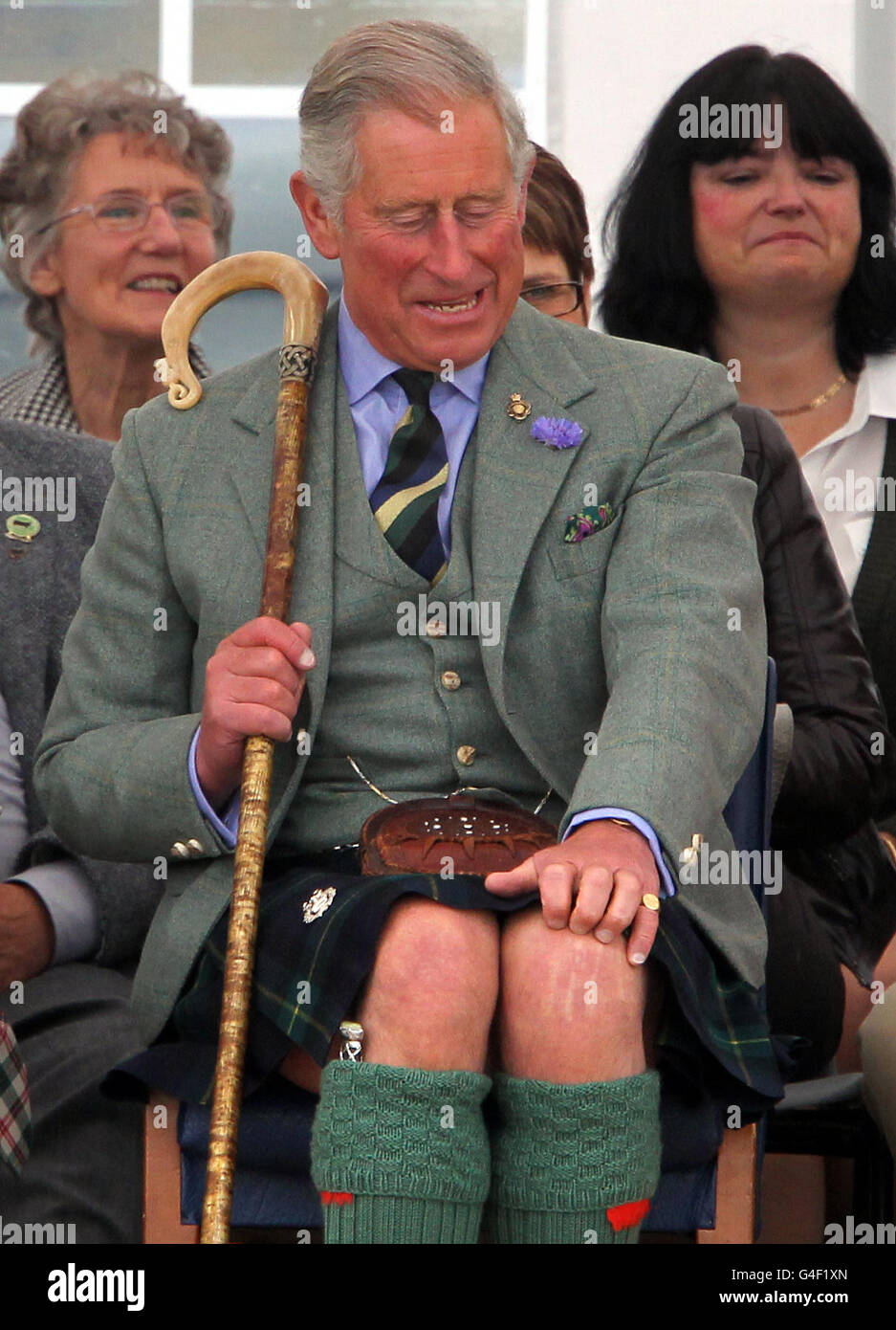 The Prince of Wales, known as the Duke of Rothesay in Scotland, tours ...
