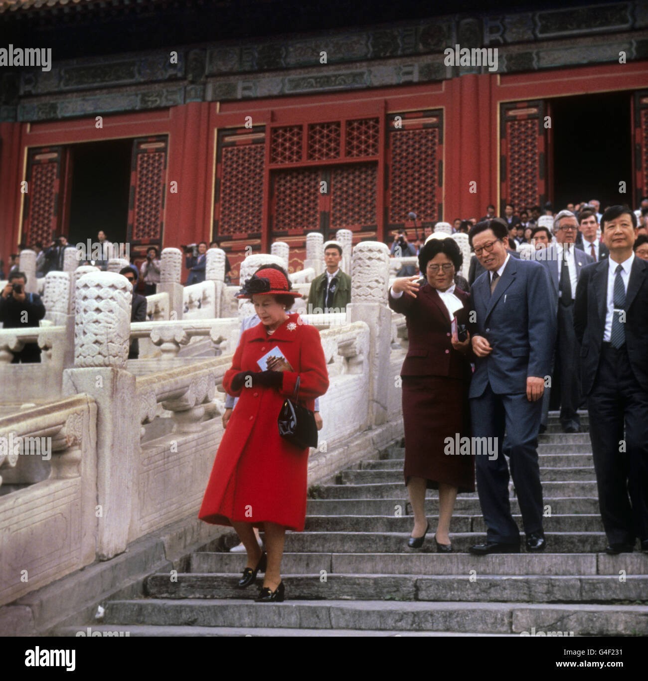 Royalty - Queen State Visit to China - Beijing Stock Photo - Alamy