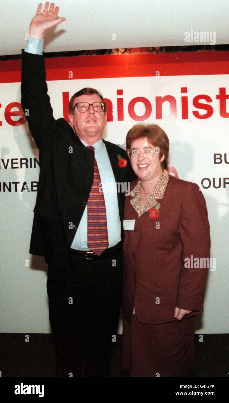 Ulster Unionist Party Leader and recent joint Nobel Peace Prize winner ...