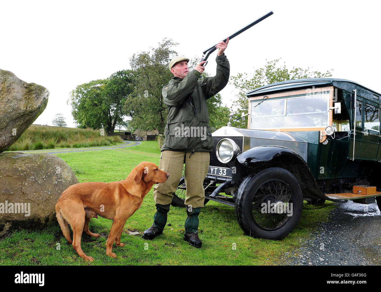 Glorious 12th grouse shoot Stock Photo - Alamy
