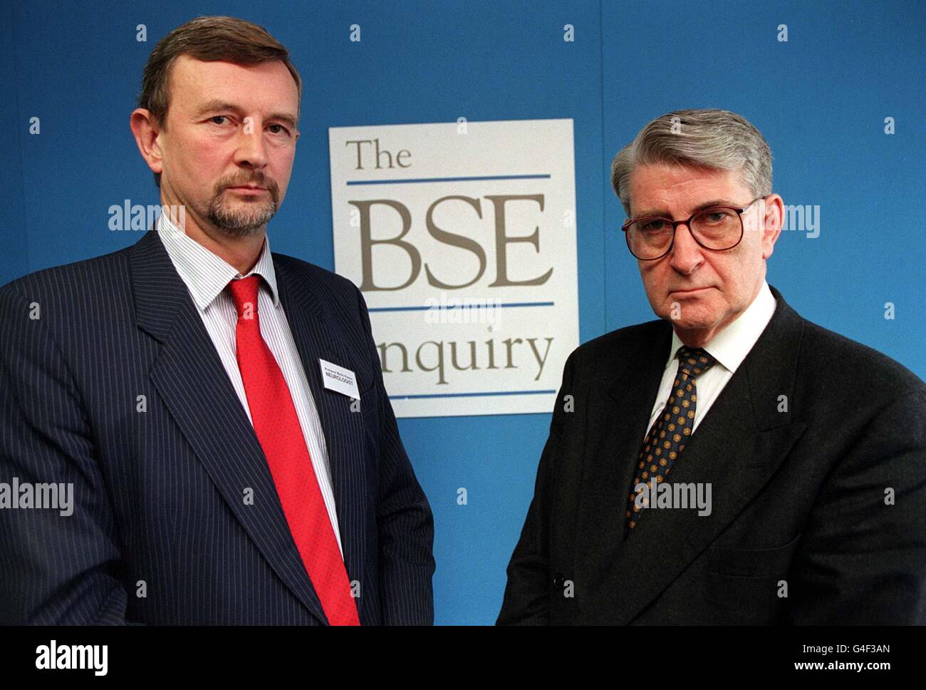 Professor martin rossor left and professor ian macdonald hi-res stock ...