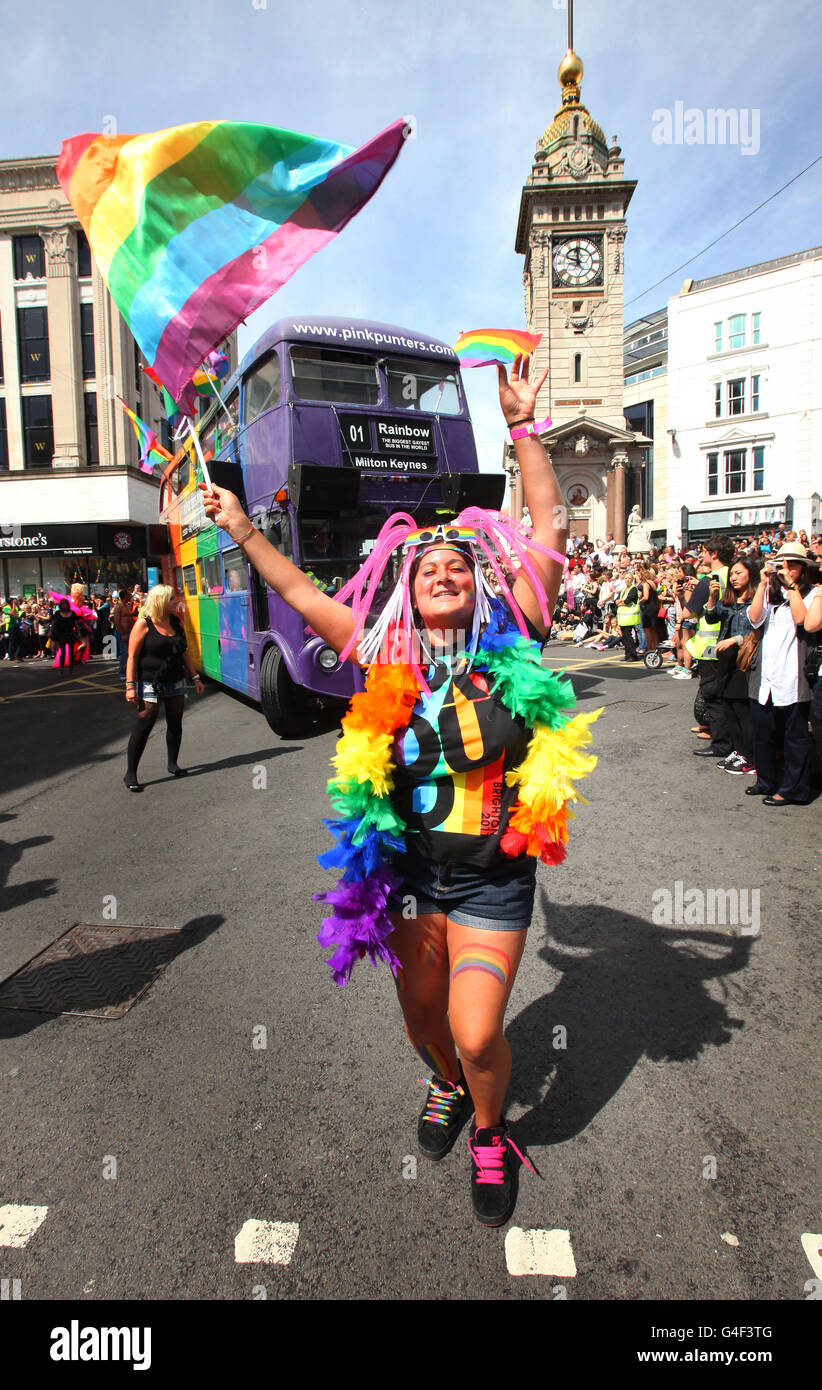 Brighton Pride Parade Stock Photo - Alamy