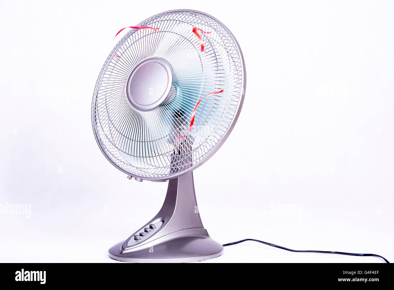 photo showing the fan on a white background Stock Photo - Alamy