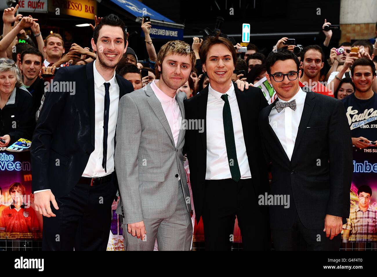 The Inbetweeners Movie UK Premiere - London Stock Photo - Alamy