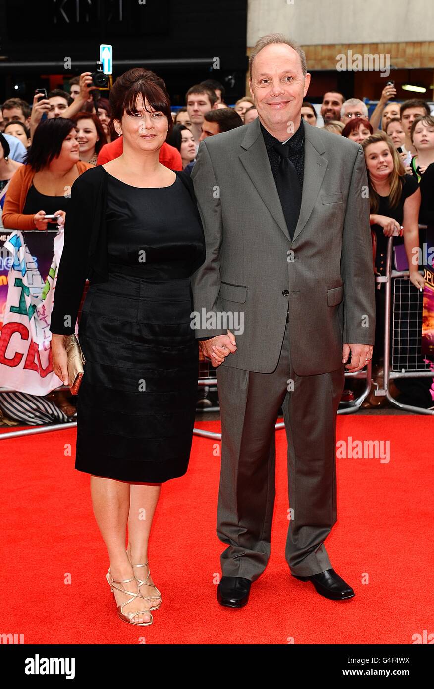 David Schaal and guest arriving for the world premiere of The ...