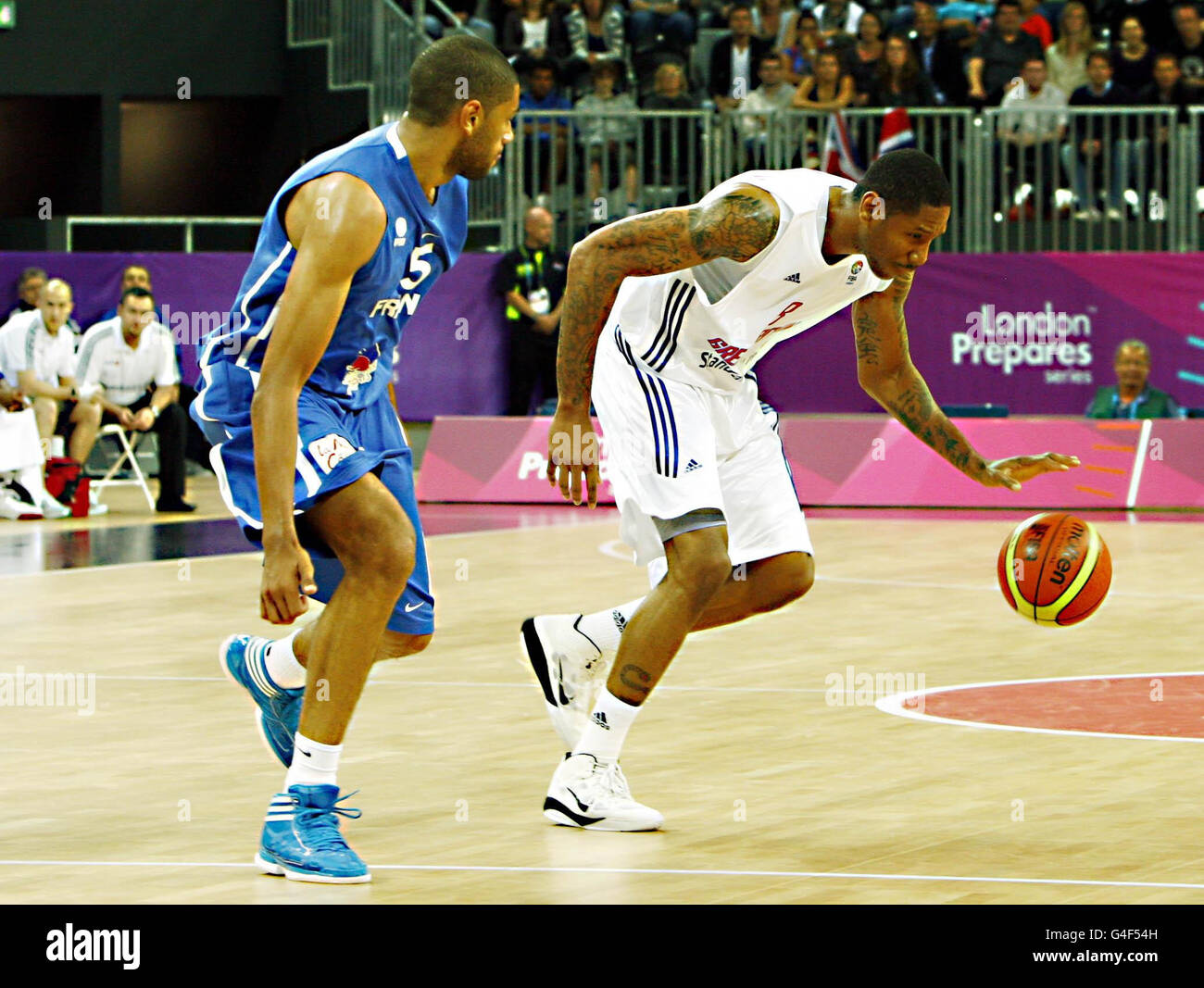 Great Britain's captain Andrew Sullivan (right) during London ...