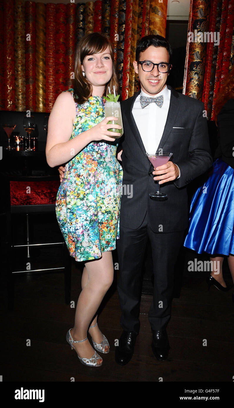 Simon Bird and Lisa Owens at the after party for the world premiere of The Inbetweeners Movie ...