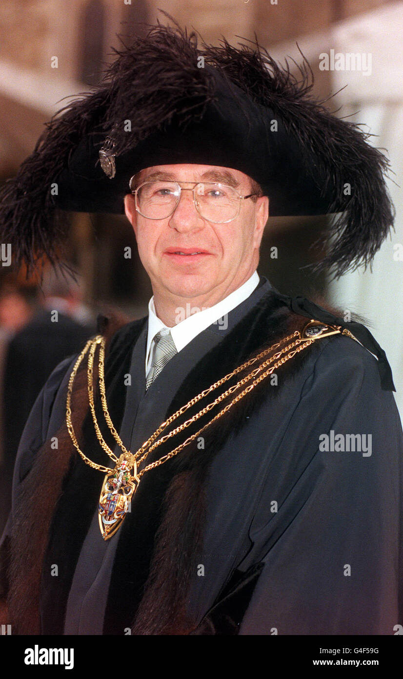 Lord mayor elect peter levene portsoken kbe hi-res stock photography ...