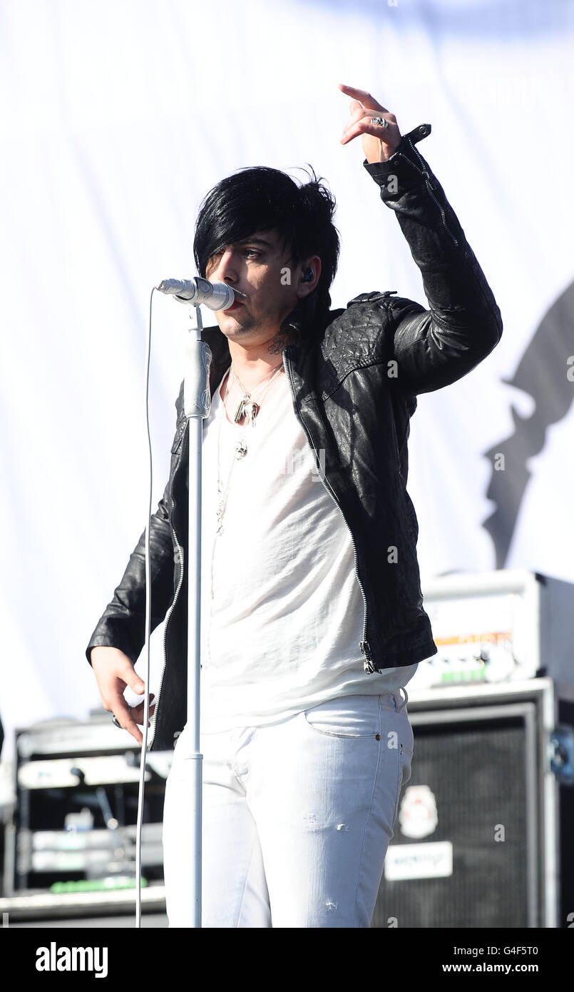 Ian Watkins of Lostprophets performs on stage at V Festival 2011 in ...
