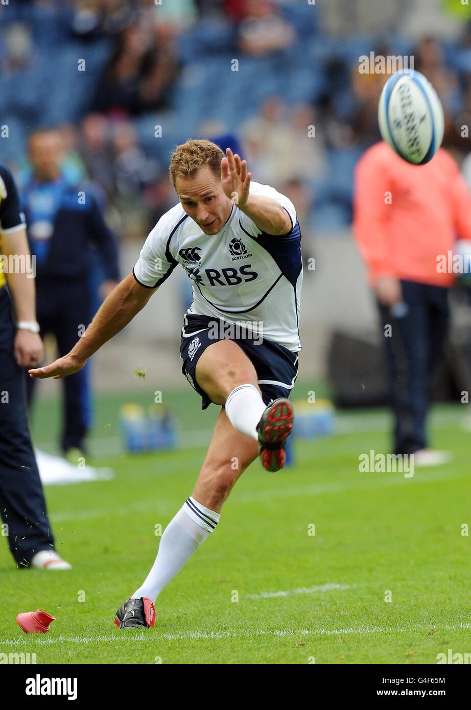 Scotlands dan parks during the emc test at murrayfield hi-res stock ...