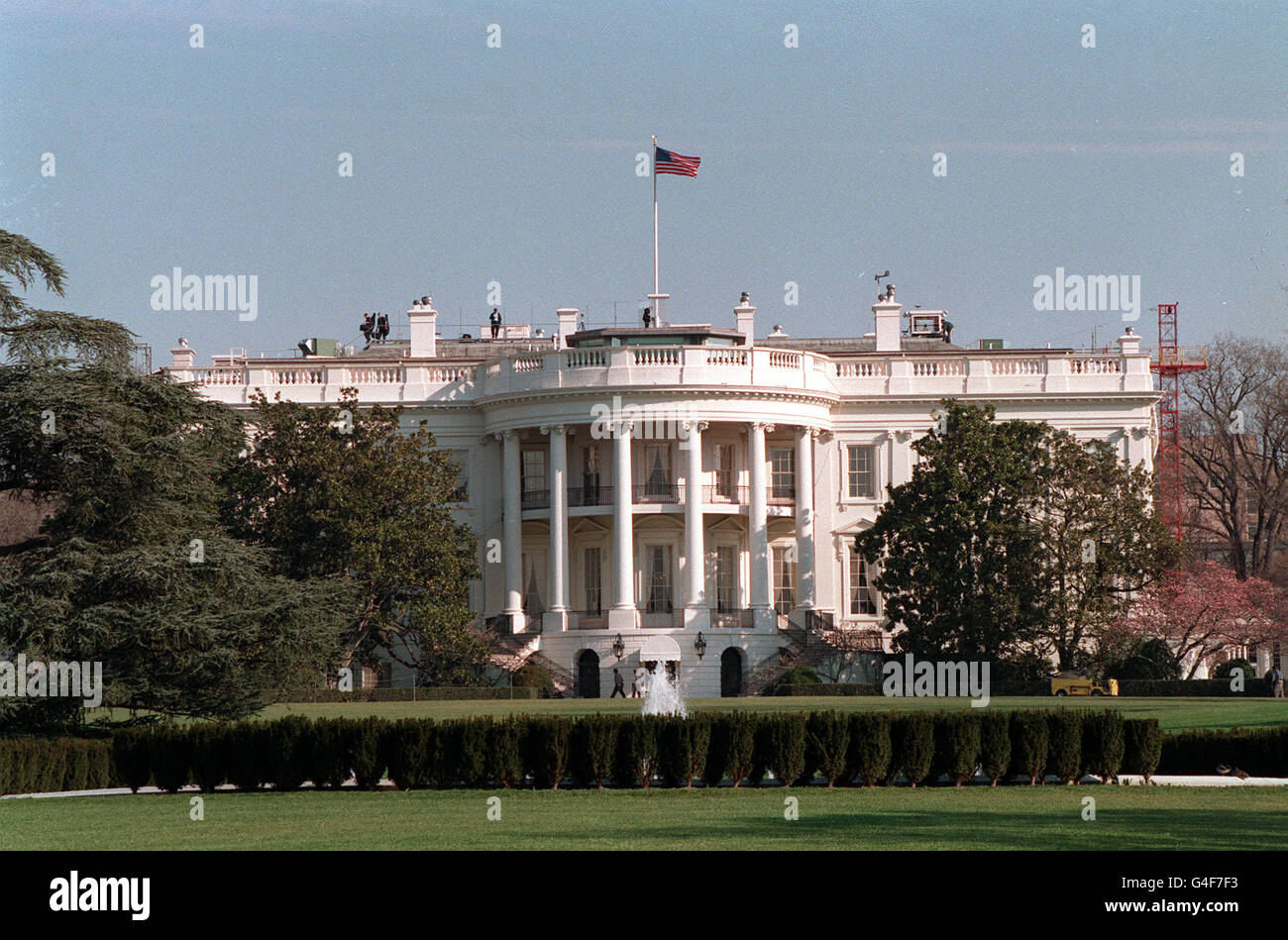 Official residence of the president of the united states hi-res stock ...