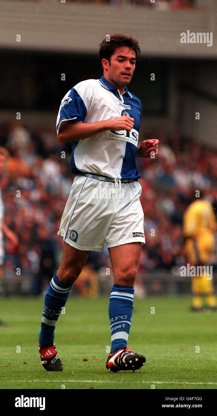Jeff kenna of blackburn in action hi-res stock photography and images ...
