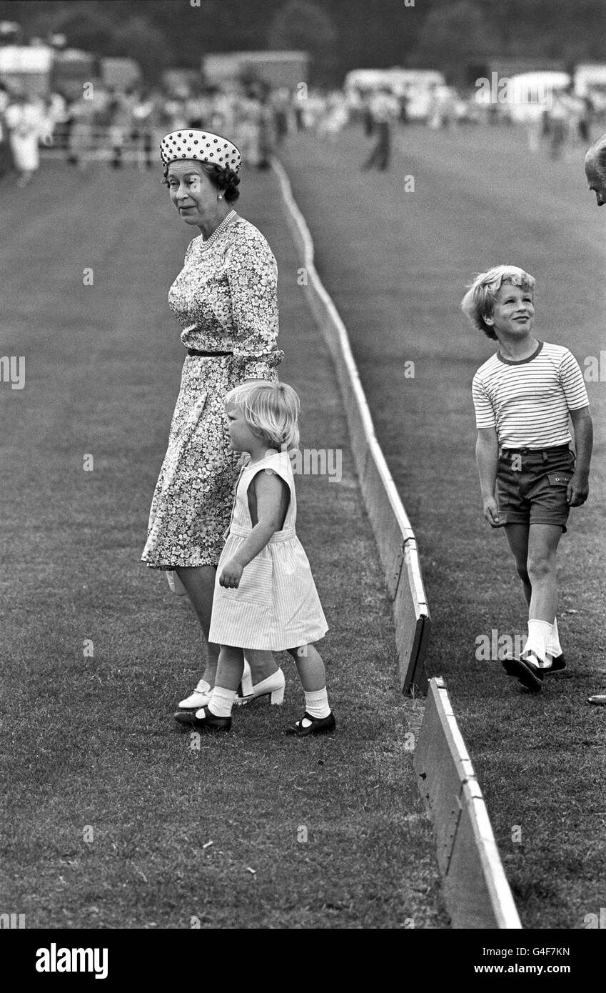 Royalty - Horse Society Centenary Display - Smith's Lawn, Windsor Stock ...