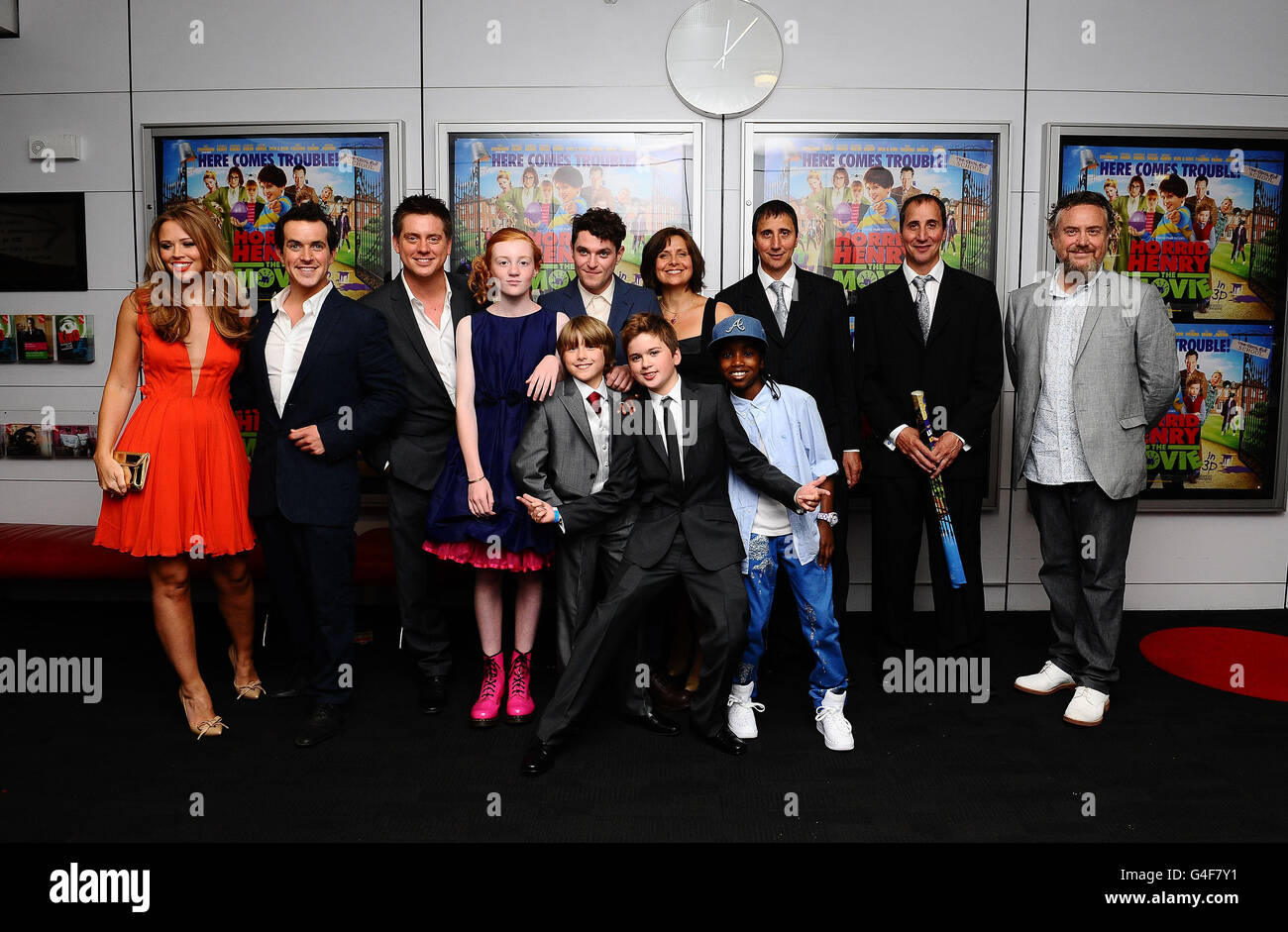 The cast of Horrid Henry arrive at the world premiere of Horrid Henry ...