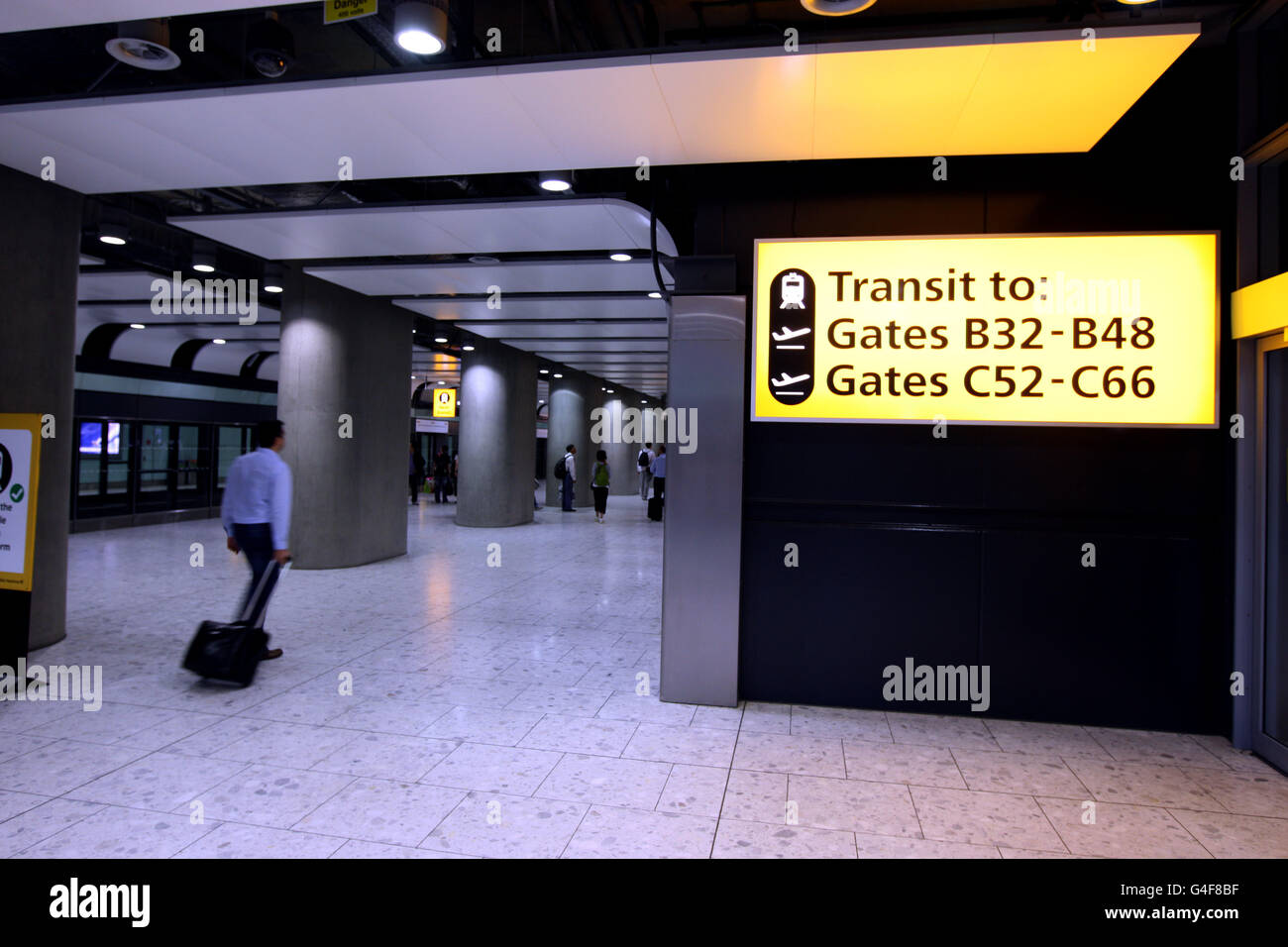Heathrow Stock. Terminal 5C at London's Heathrow Airport Stock Photo ...