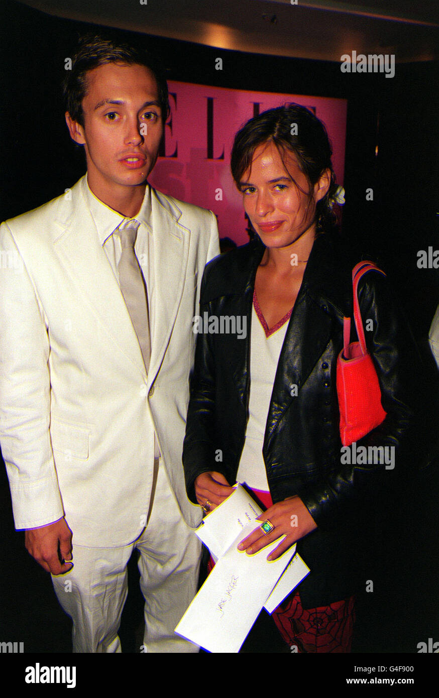 Model Jade Jagger with her boyfriend Dan MacMillan at the Elle Style ...