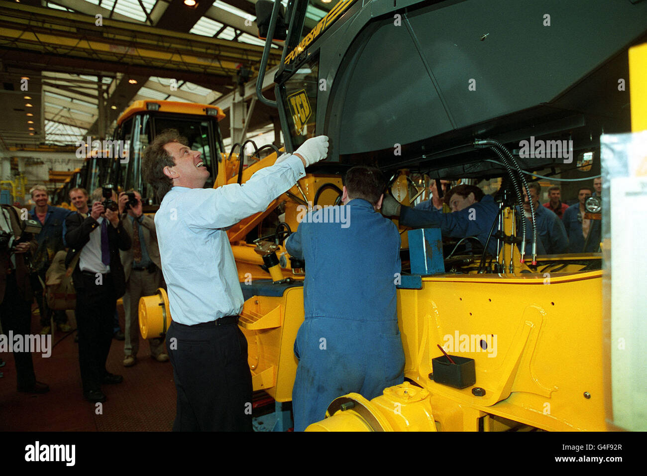 Tony blair coventry visit hi-res stock photography and images - Alamy