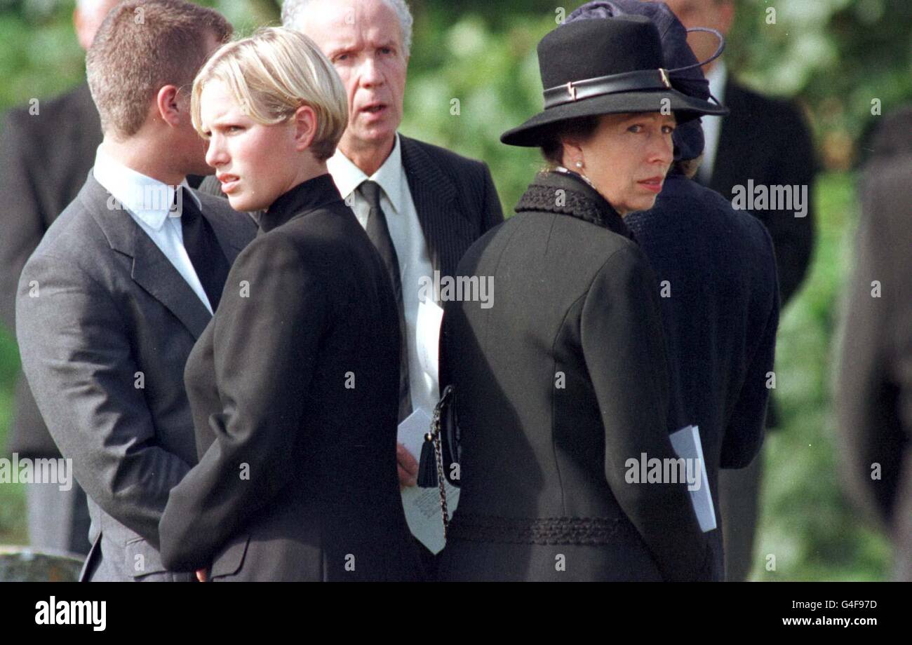 The Princess of Royal (right) and her daughter Zara Phillips, at the ...