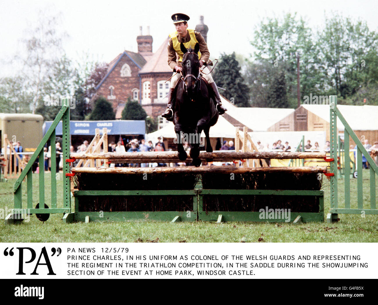 PRINCE CHARLES SHOWJUMPING Stock Photo - Alamy