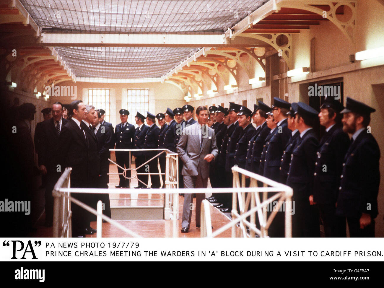 PRINCE CHARLES/CARDIFF PRISON Stock Photo - Alamy