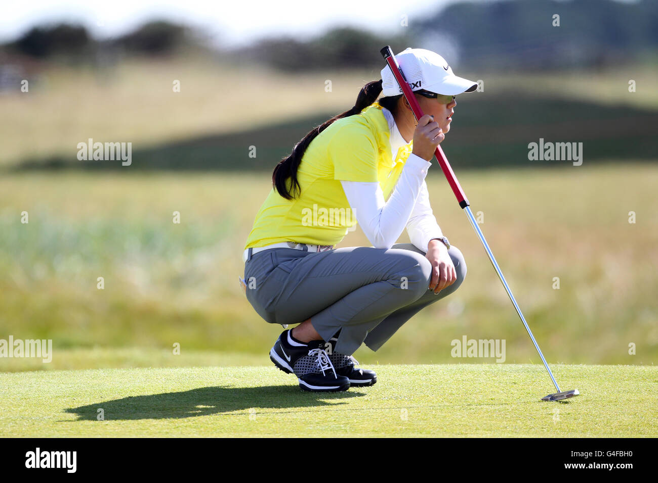 Golf 2011 ricoh british open day two carnoustie golf club hi-res stock ...