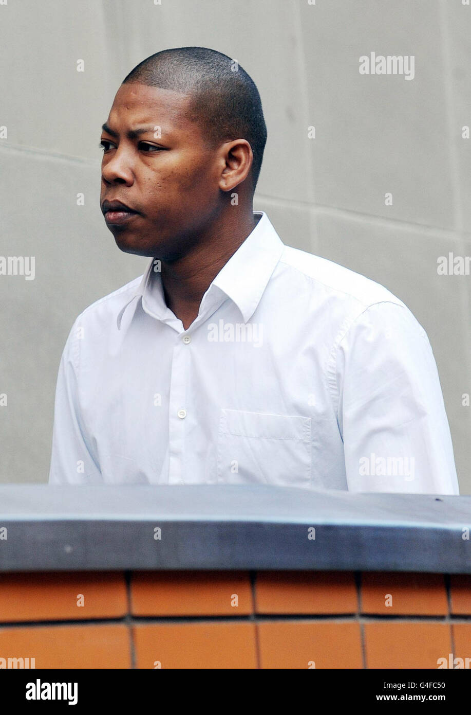 Footballer tesfaye bramble arrives for sentencing at leeds crown court ...