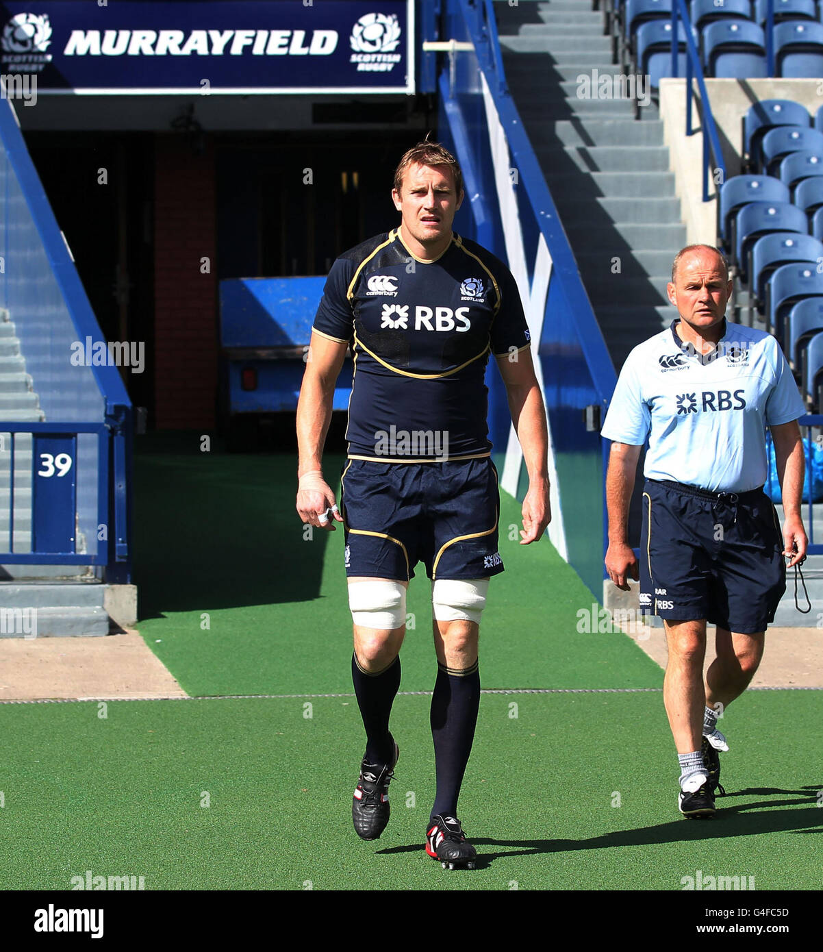 Rugby Union - Scotland Press Conference and Captains Run - Murrayfield ...