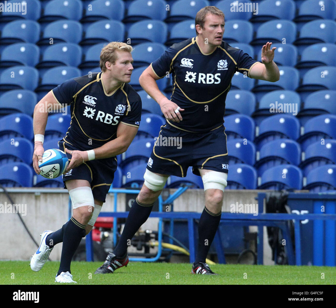 Rugby Union - Scotland Press Conference and Captains Run - Murrayfield ...