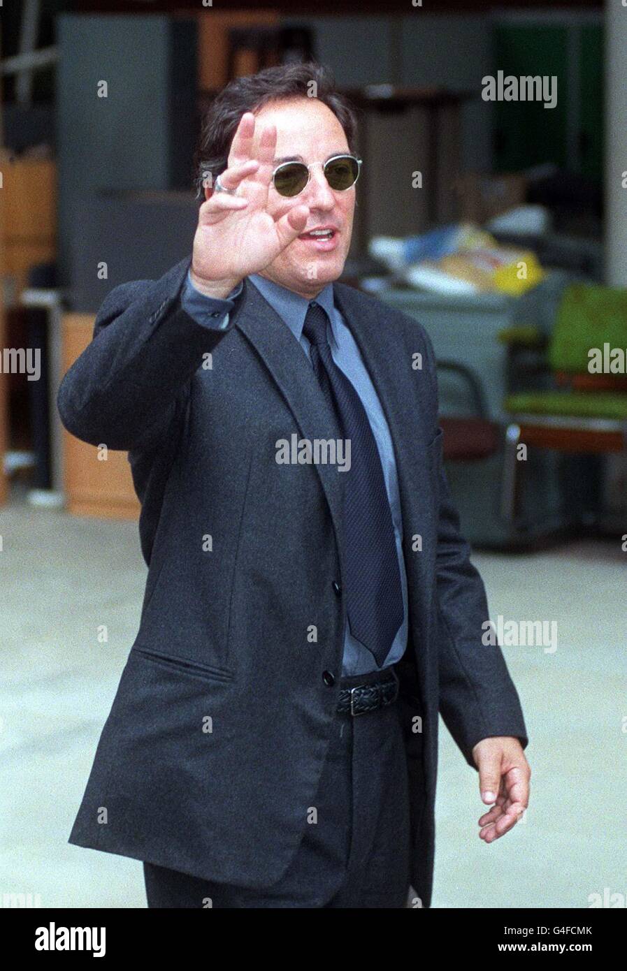 Rock star Bruce Springsteen arrives London's High Court today (Friday ...