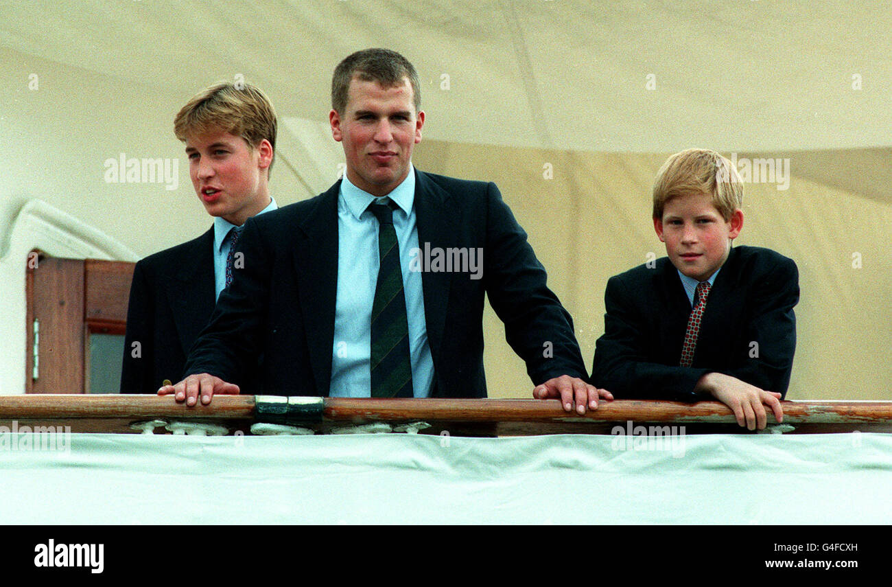 Possibly their last summer holiday aboard the royal yacht hi-res stock ...