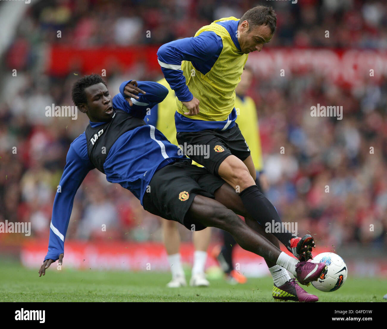 Soccer - Manchester United Open Training Session - Old Trafford Stock ...
