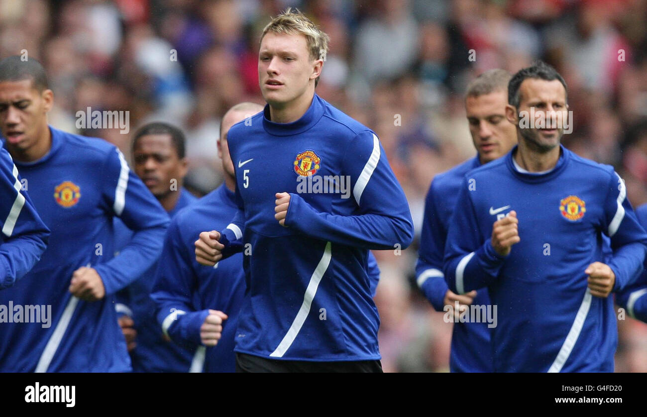 Soccer - Manchester United Open Training Session - Old Trafford Stock ...